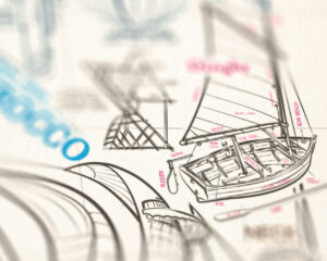 All the sailing theory on a poster infographic